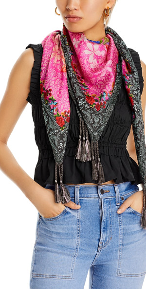 Johnny Was - Frame Silk Scarf