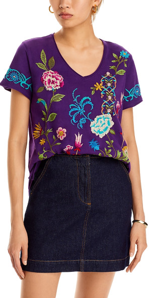 Johnny Was - Sheri Embroidered Everyday Tee