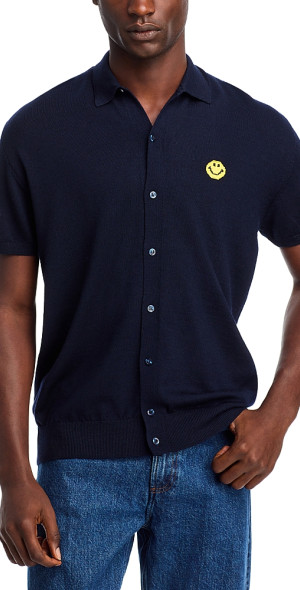 Joshua Sanders - Pixel Short Sleeve Polo Sweater