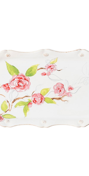 Juliska - Berry & Thread Floral Sketch Camellia 14 Hostess Tray