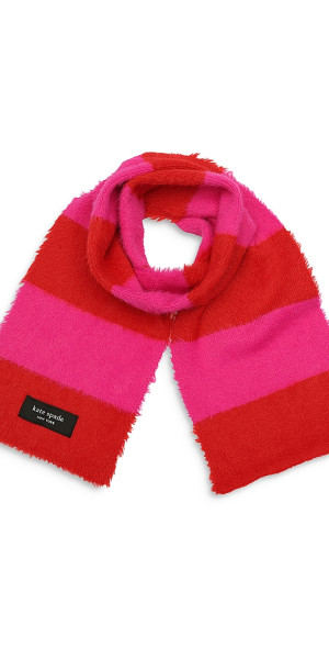 Kate Spade New York - kate spade new york Awning Stripe Fuzzy Scarf