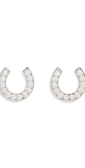 Kate Spade New York - kate spade new york Pave Horseshoe Stud Earrings