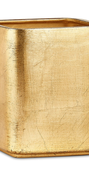 Labrazel - Ava Gold Tone Waste Basket