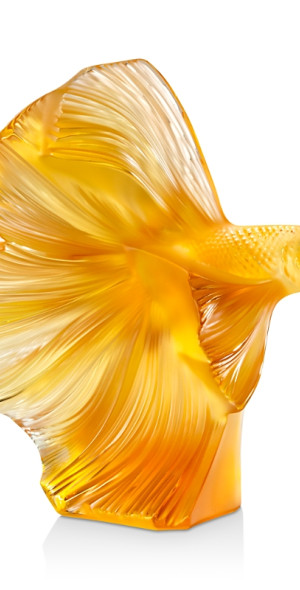 Lalique - Fighting Fish Figure