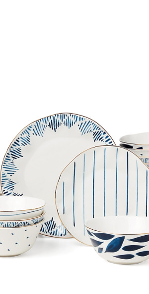 Lenox - Blue Bay 24-Piece Dinnerware Set