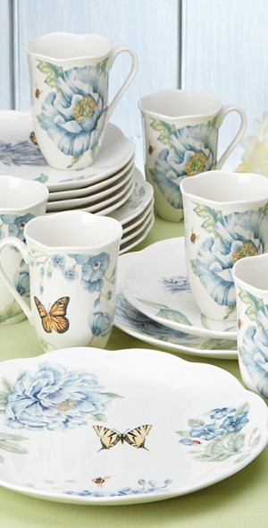 Lenox - Butterfly Meadow 18 Piece Dinnerware Set