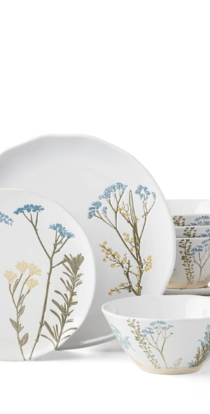 Lenox - Wildflowers 12-Piece Dinnerware Set, Service for 4