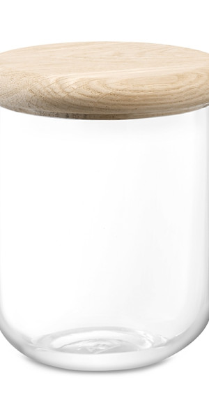 Lsa - Dine Glass Container with Oak Lid