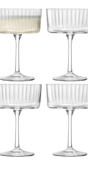 Lsa - Gio Line Champagne Cocktail Glass, Set of 4