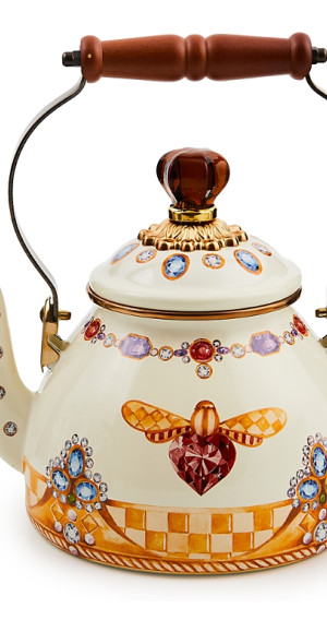Mackenzie-childs - Mackenzie Childs Queen Bee Tea Kettle, 2 Quart