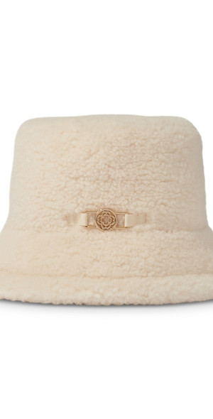 Maje - Bob Winter Faux Shearling Bucket Hat