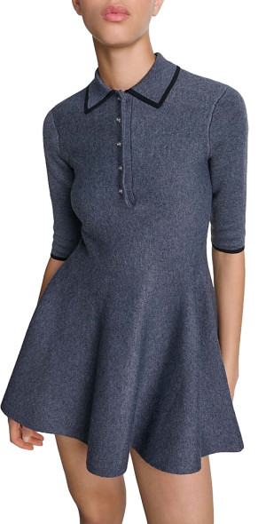 Maje - Rowell Polo Dress
