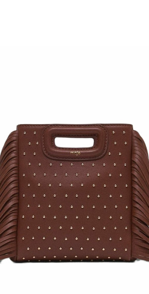Maje - Studded Mini Crossbody Bag