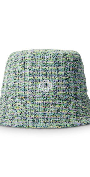 Maje - Tweed Embroidered Bucket Hat