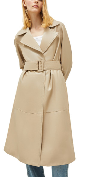 Marella - Baltico Leather Trench Coat