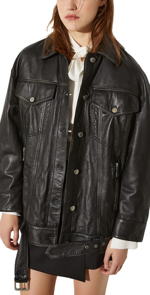 Max & co. - Max & Co. Begonia Leather Jacket