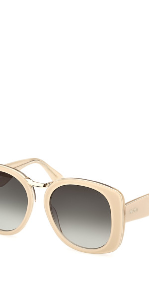 Max Mara - Bridge Gradient Round Sunglasses, 55mm