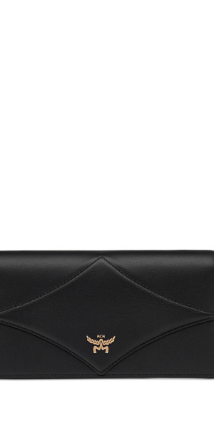 Mcm - Diamond Large Leather Wallet on a Chain