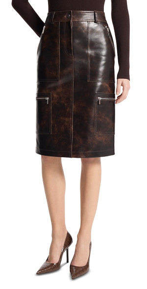 Michael Kors Collection - Leather Pencil Skirt