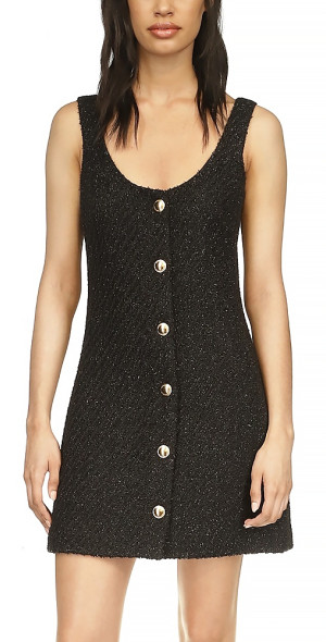 Michael Kors Fitted Tweed Dress