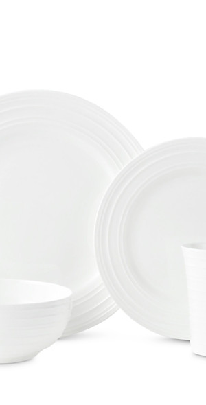 Mikasa - Ciara White 16-Piece Dinnerware Set