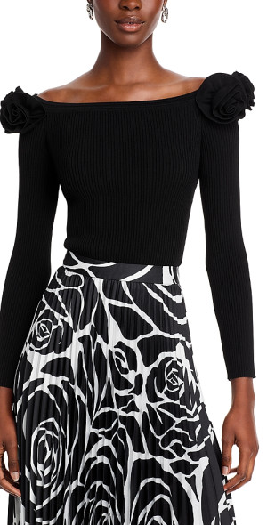 Milly - Kayla Knit Off the Shoulder Top