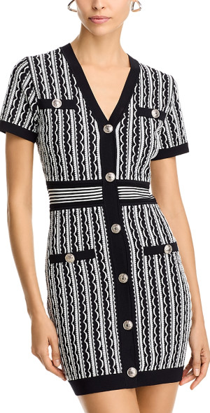 Milly - Textured Mini Dress