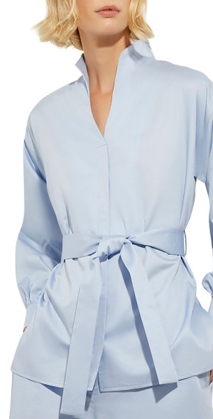 Misook - Cotton Belted Tunic