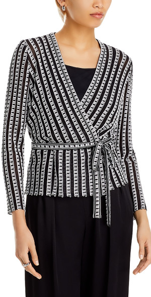 Misook - Tie Waist Tunic