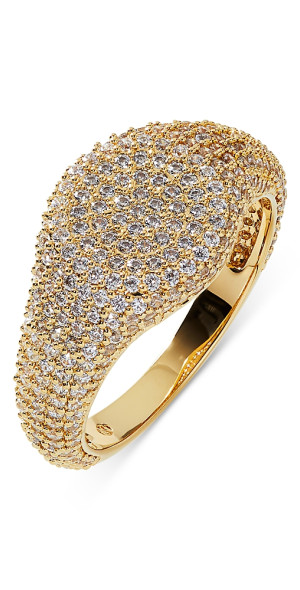 Nadri - Pave Signet Ring