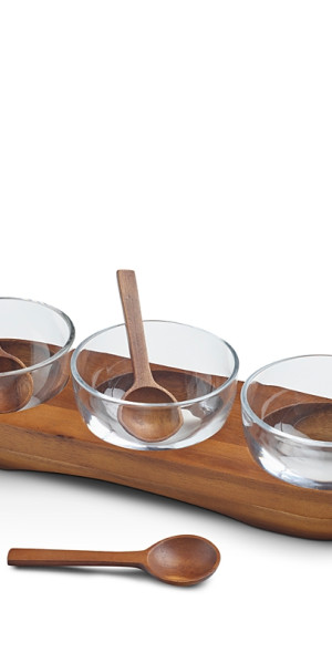 Nambe - Cooper Condiment Server