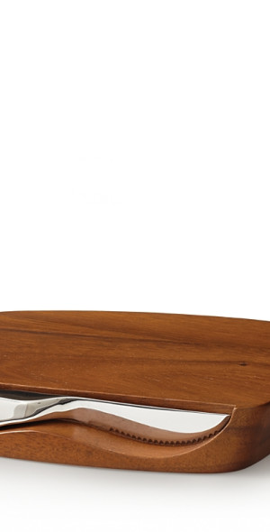 Nambe - Gourmet Blend Bar Board with Knife