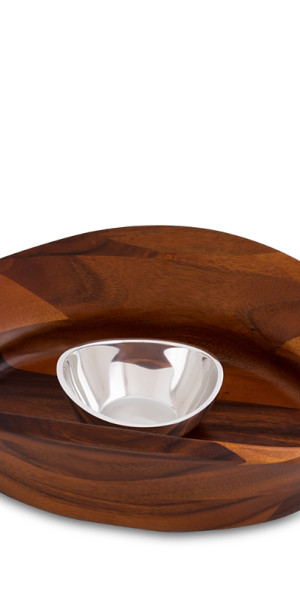 Nambe - Ripple Chip and Dip