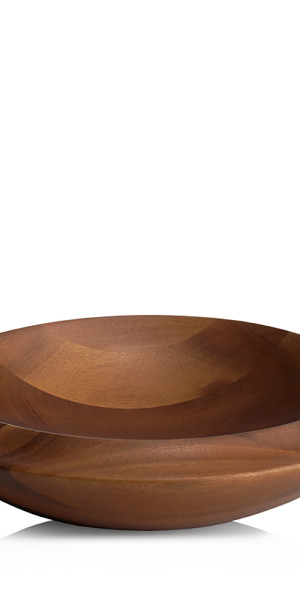 Nambe - Skye Wood Centerpiece