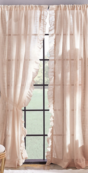 Peri Home - Arabella Rod Pocket Curtain Panel, 50 x 95