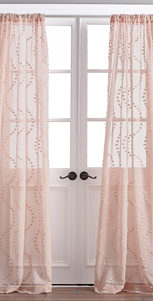 Peri Home - Dixon Wave Rod Pocket Curtain Panels, 50 x 63