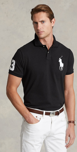 Polo Ralph Lauren - Big Pony Custom Slim Fit Mesh Polo Shirt
