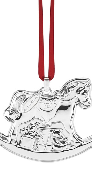 Reed & Barton - 2024 Baby's 1st Rocking Horse Ornament