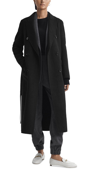 Reiss - Arla Belted Double Breasted Coat