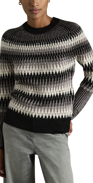 Reiss - Belle Crewneck Fair Isle Sweater