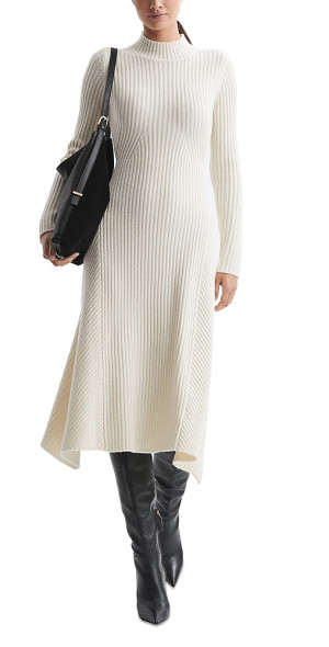Reiss - Kris High Neck Midi Dress