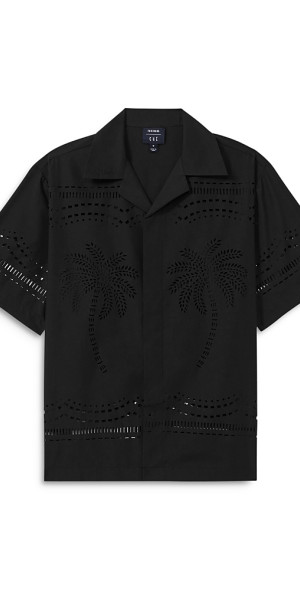 Reiss - Laser Cut Camp Shirt