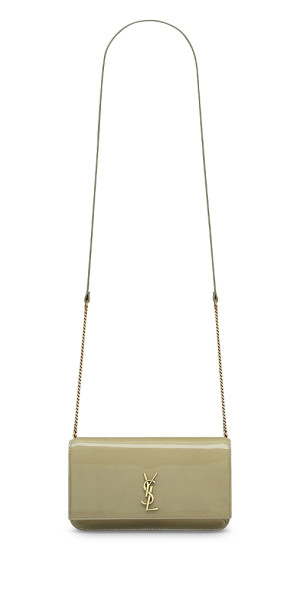 Saint Laurent - Cassandre Phone Case in Patent Leather