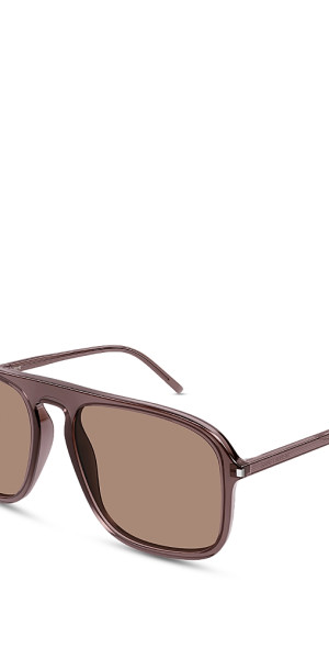 Saint Laurent - Thin Squared Sunglasses, 57mm