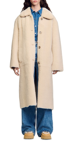 Sandro - Giovanni Shearling Coat