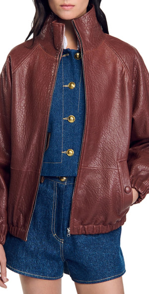 Sandro - Jordan Leather Jacket