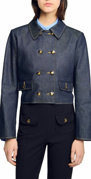 Sandro - Tailored Denim Jacket