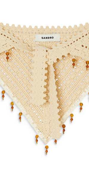 Sandro - Tropiko Beaded Crochet Bandana