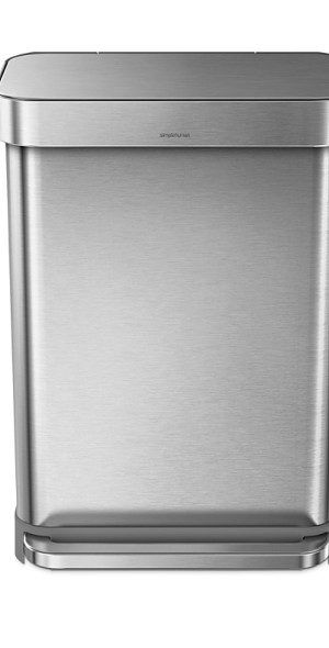 Simplehuman - simplehuman 55 Liter Rectangular Kitchen Step Can