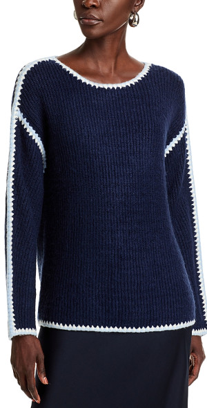 Single Thread - Contrast Trim Sweater